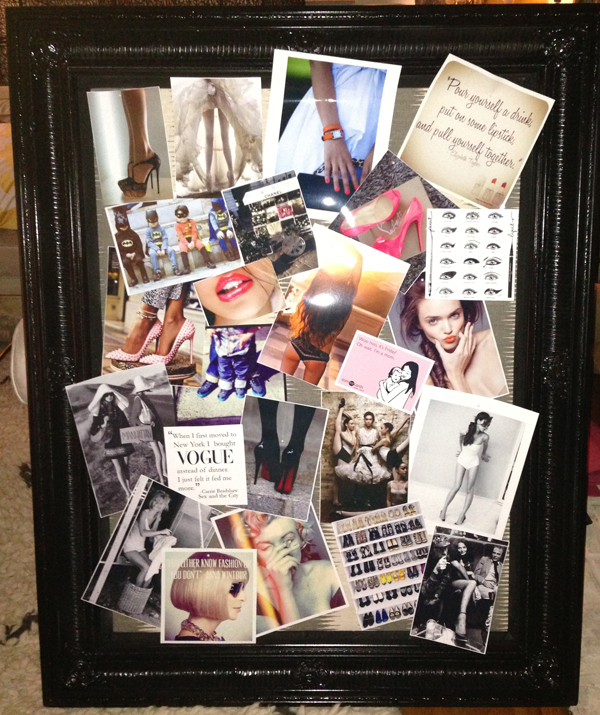 Custom Vintage Framed Inspiration Board... DIY! - Murphy DeesignMurphy ...